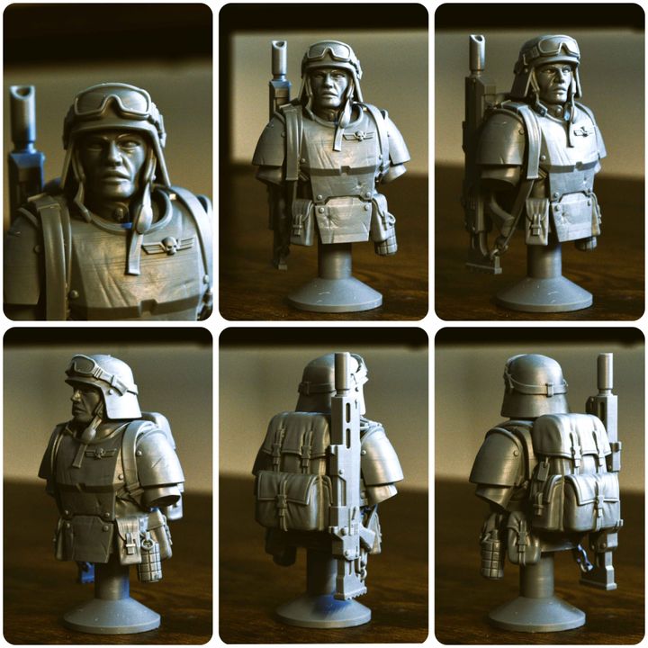 3D Printable Universal Guard - Bust by The Makers Cult