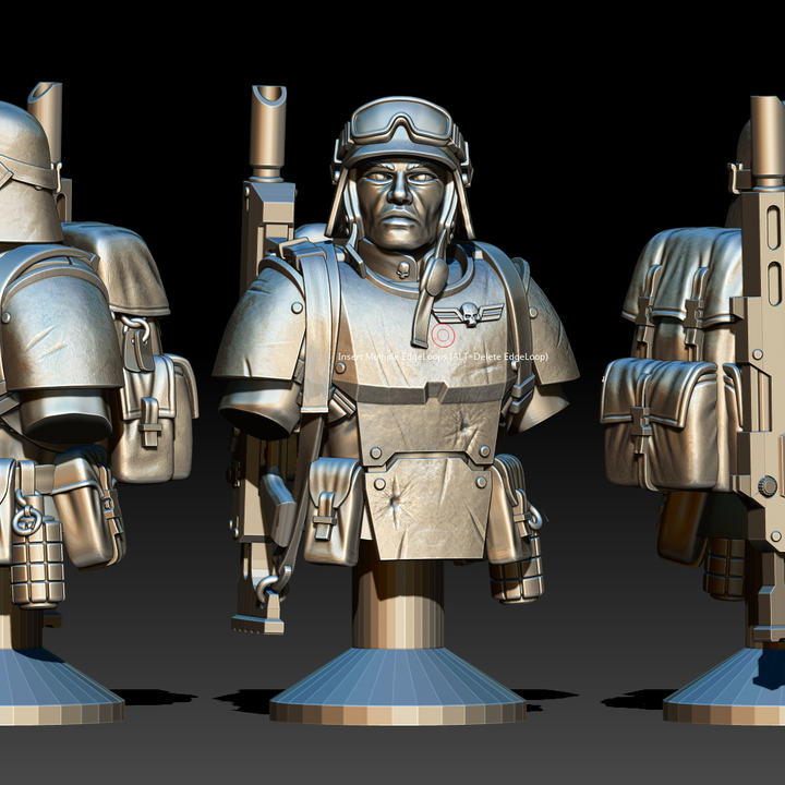 3D Printable Universal Guard - Bust by The Makers Cult