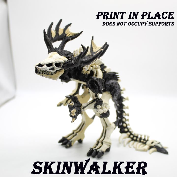 3D Printable skinwalker flexi by mario3d