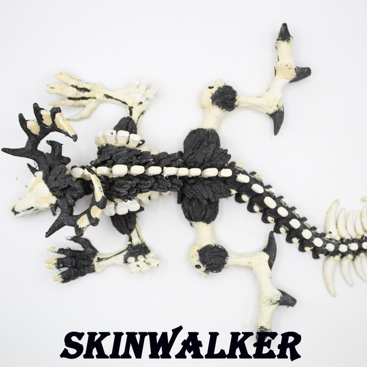 3D Printable skinwalker flexi by mario3d