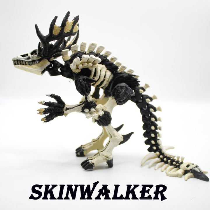 3D Printable skinwalker flexi by mario3d