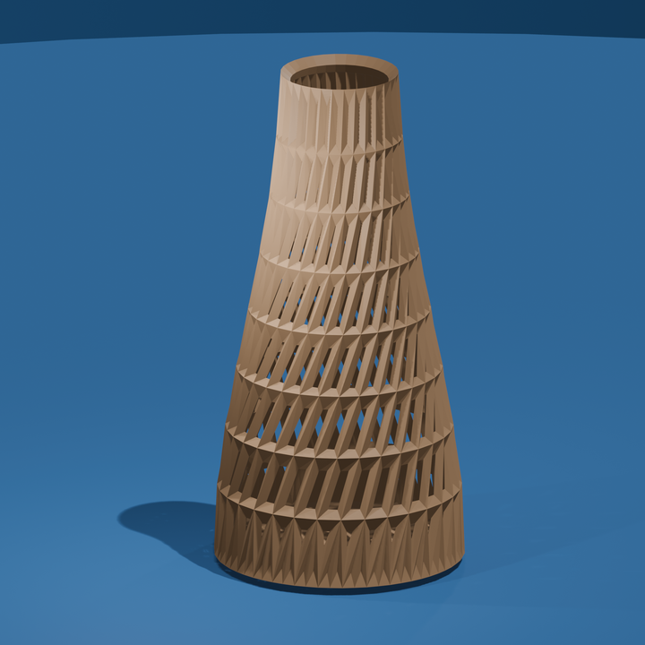 3D Printable Mesh Vase by Stanley