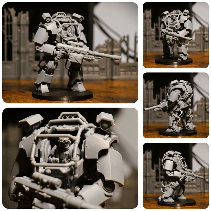 3D Printable Universal Guard - Mech Suits by The Makers Cult