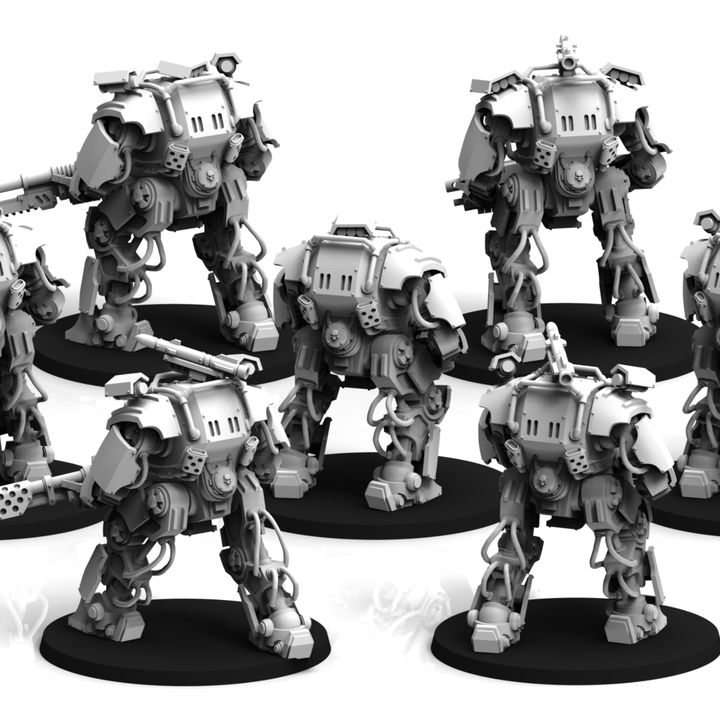 3D Printable Universal Guard - Mech Suits by The Makers Cult
