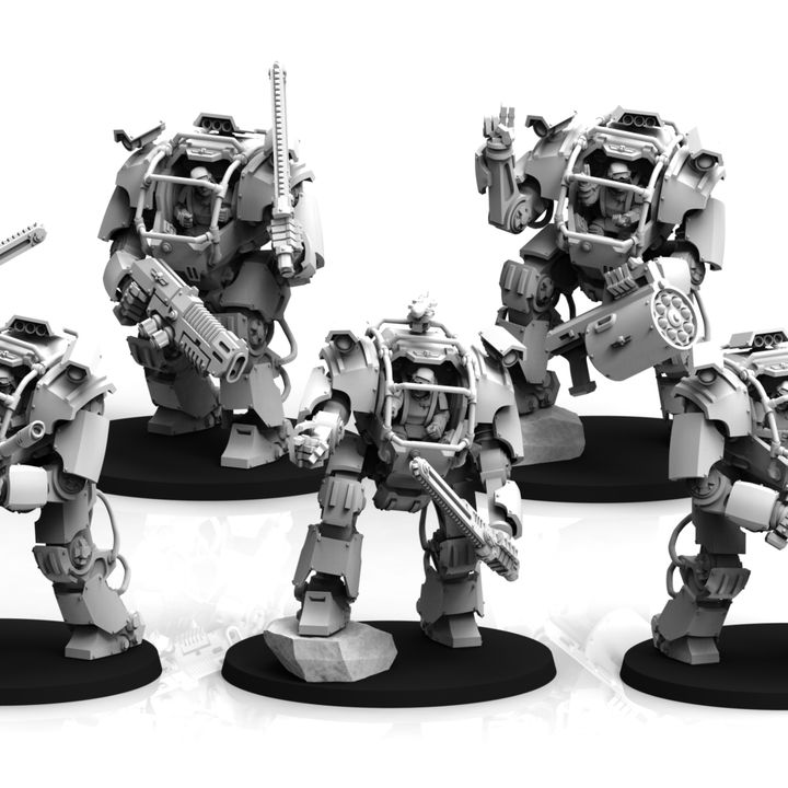 3D Printable Universal Guard - Mech Suit Expansion Pack by The Makers Cult