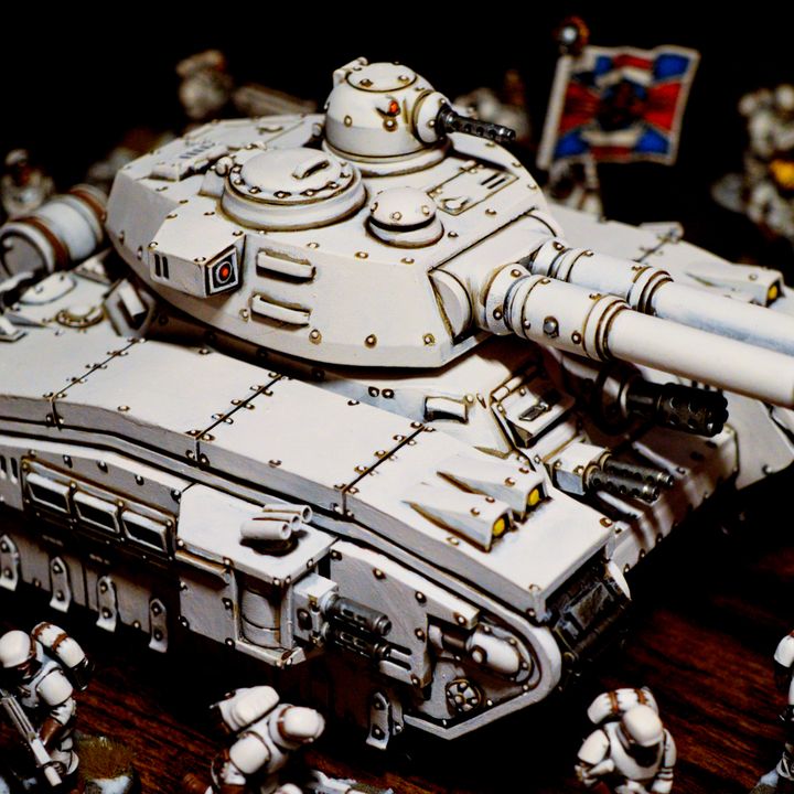 3D Printable Universal Guard - Medium Battle Tank by The Makers Cult