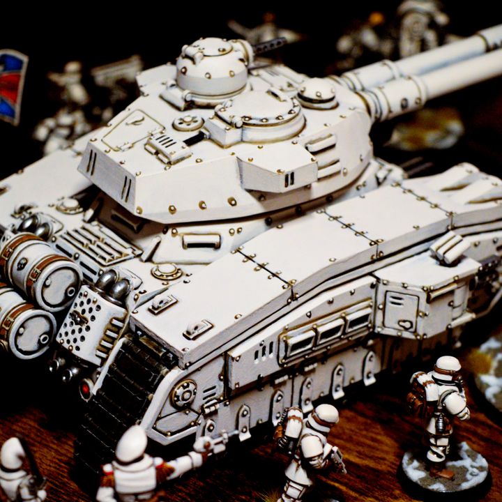 3D Printable Universal Guard - Medium Battle Tank by The Makers Cult