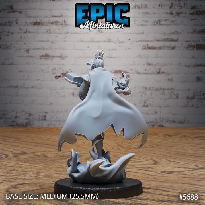 3D Printable Dragonfire Sorcerer Set / Female Magician / Medieval ...