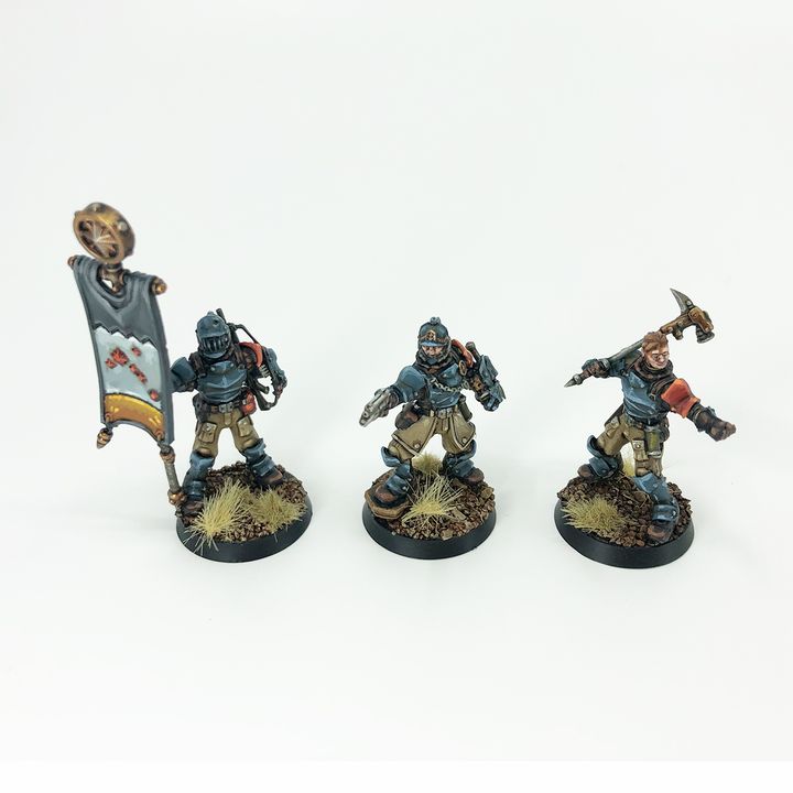 3D Printable Krevarian Dragoon Command Squad by Nate Feyma