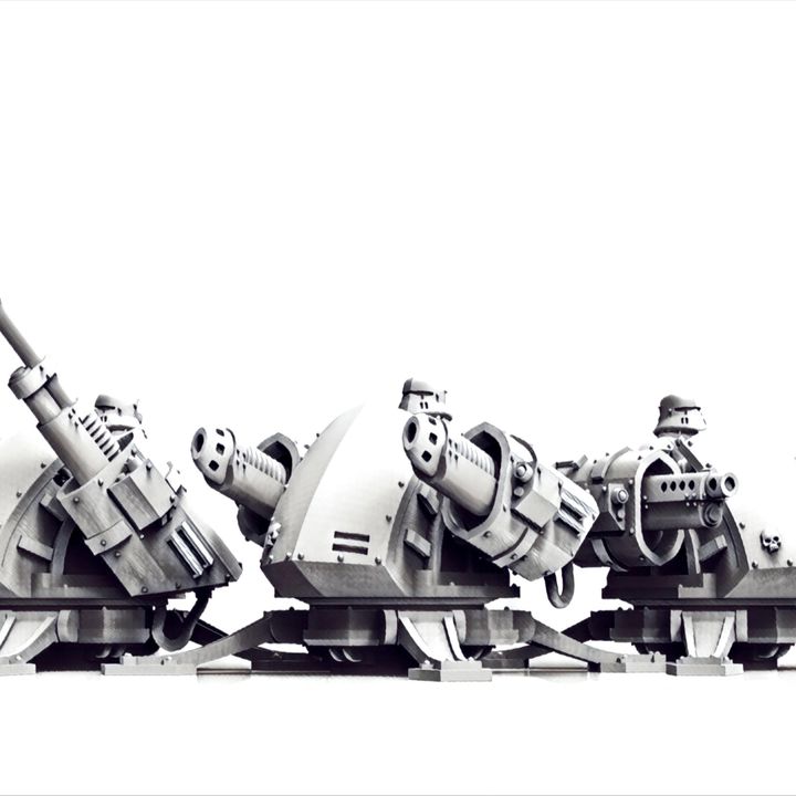 3D Printable Feudal Guard - Defence Turrets by The Makers Cult