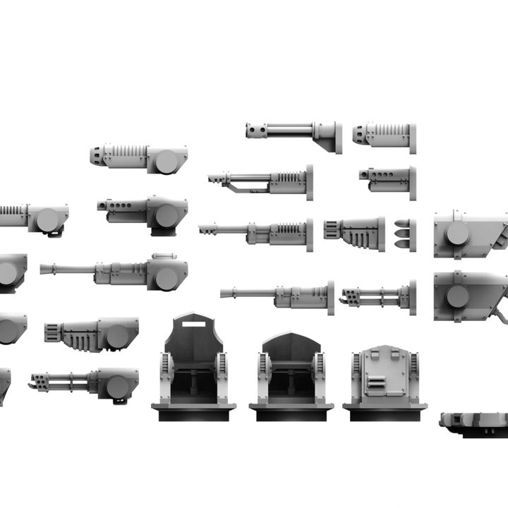 3D Printable Feudal Guard - Defence Turrets by The Makers Cult