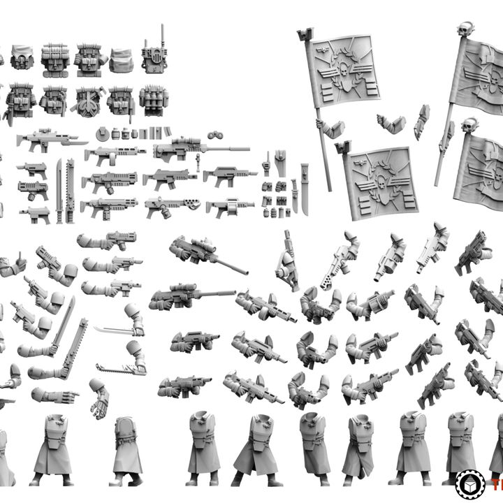 3D Printable Universal Guard - Winter Assault by The Makers Cult