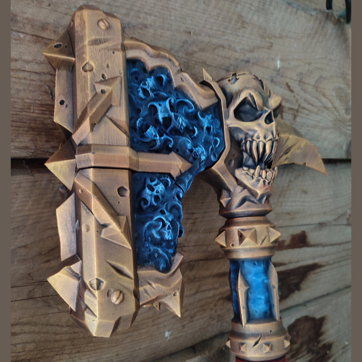 3D Printable Whispers of Distortion, Chaos Battle Hammer, Full Scale ...