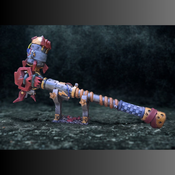 3D Printable Big BONK! Boom, Ork Battle Hammer, Full Scale Modular ...