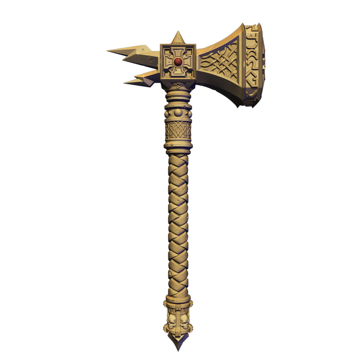 3D Printable Guardian of the Covenant, Full Scale Cosplay Prop, Support ...