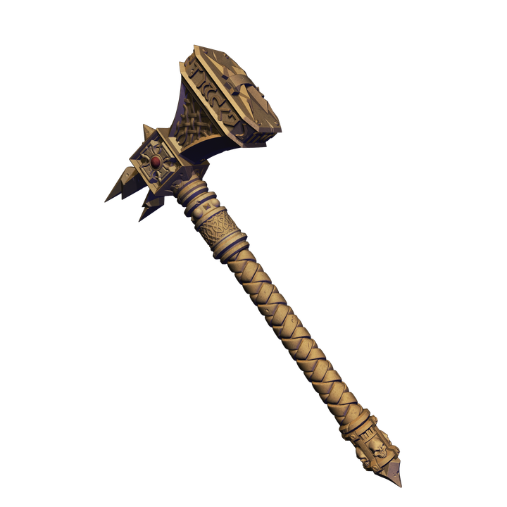 3D Printable Guardian of the Covenant, Full Scale Cosplay Prop, Support ...