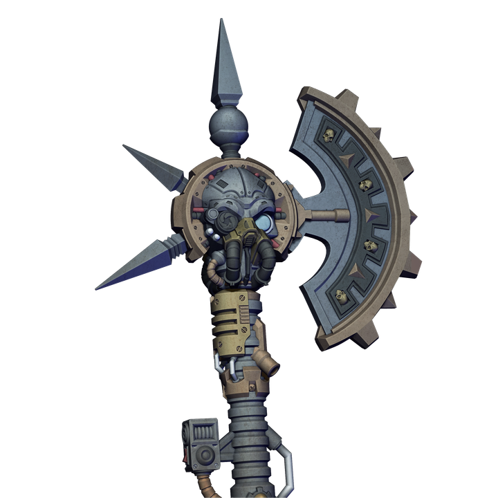 3D Printable Ferrus Sanctus, Mechanicus Lance, Full Scale Modular ...