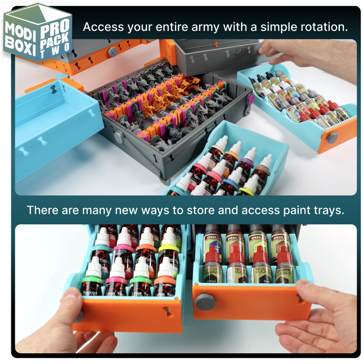 3D Printable Modi Box Pro Pack Two: Swivel and Half Boxis by Mod ...