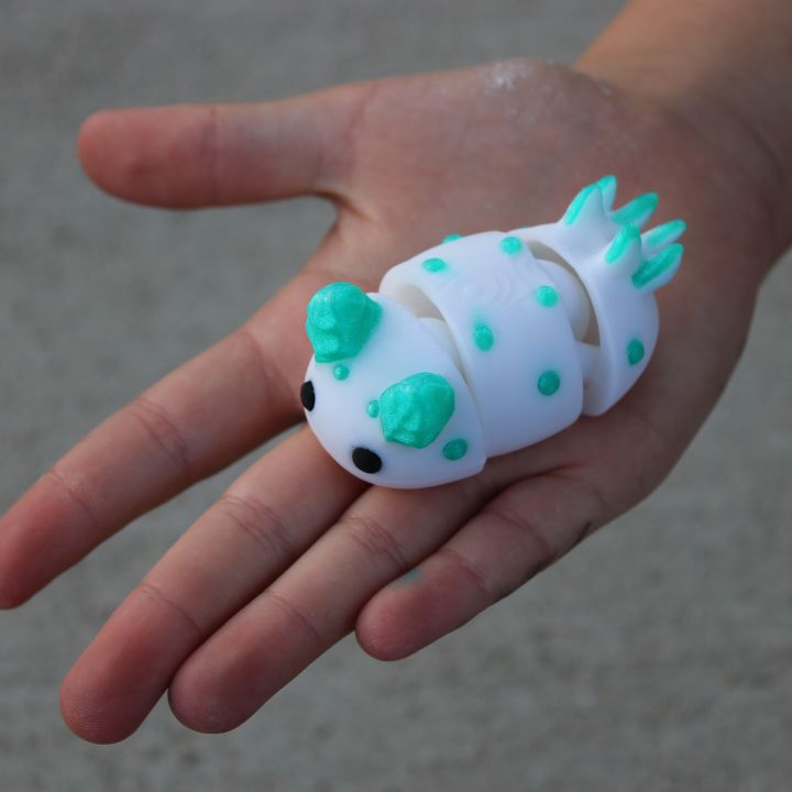 3D Printable Sea Bunny by Teal Cat Creative