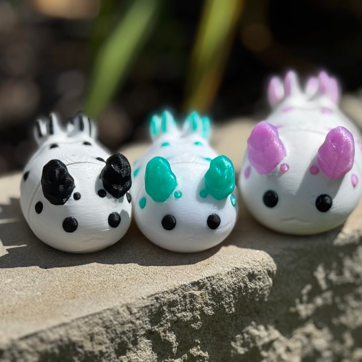 3D Printable Sea Bunny by Teal Cat Creative