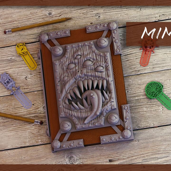 3D Printable Mimic Book Cover by Crosslances