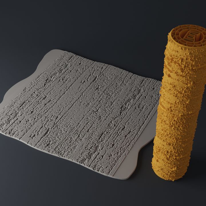 3D Printable DnD Texture Rollers – Scales and armor by 3Demon