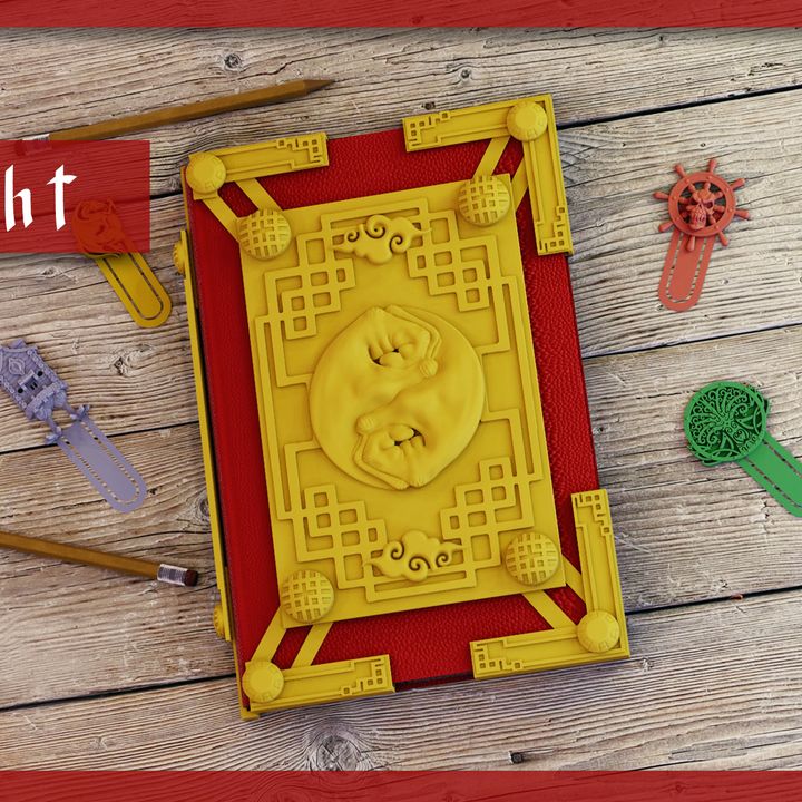 3D Printable Fight Book Cover by Crosslances