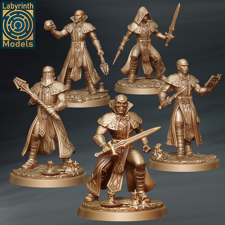 3D Printable Vampires Collection Vol. 3 - 32mm scale by Labyrinth Models