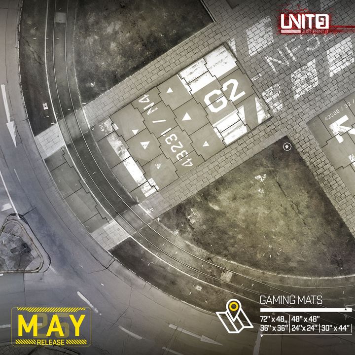 3D Printable Roundabout - multi-format gaming mat by UNIT9