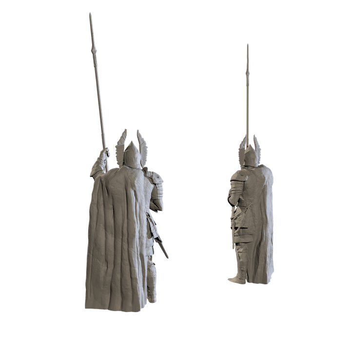 3D Printable City Citadel Statues - STL File by JSCreativeSE