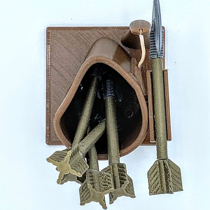 3D Printable Bow & Arrow Ammo Tracker by Pete Ruttman