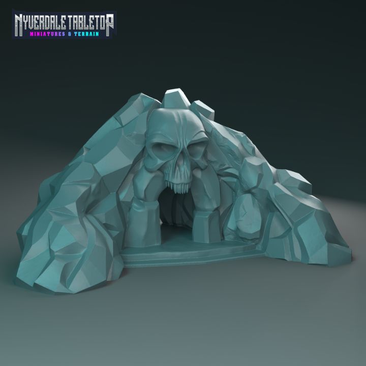 3D Printable Barrow Entrance by Nyverdale Tabletop