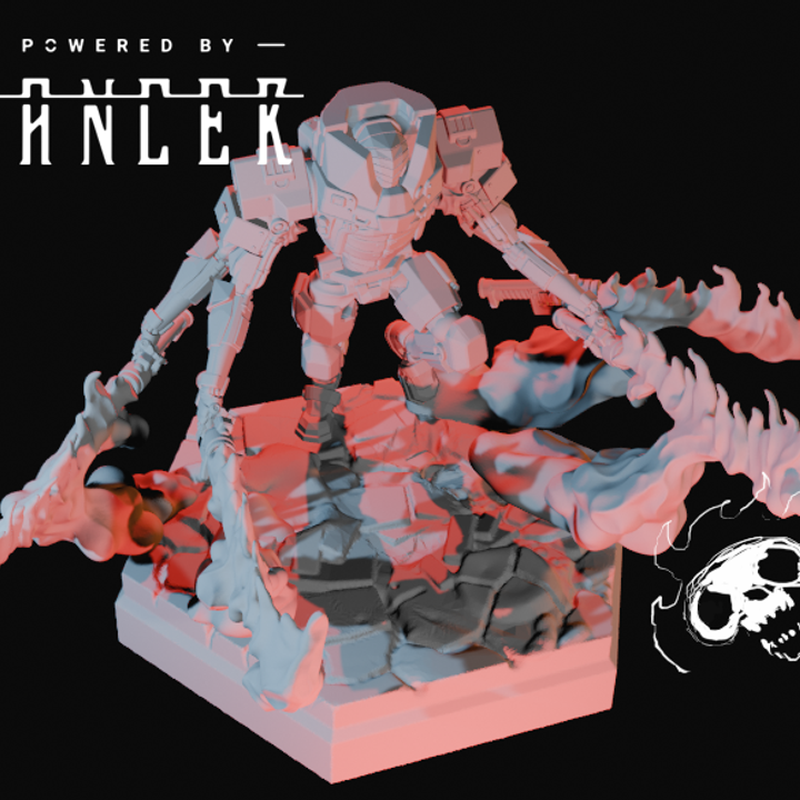3D Printable Lancer Tokugawa by La voie du crane