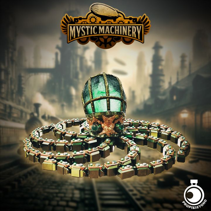 3D Printable Crawling Light - Articulated Prop by Props&Beyond