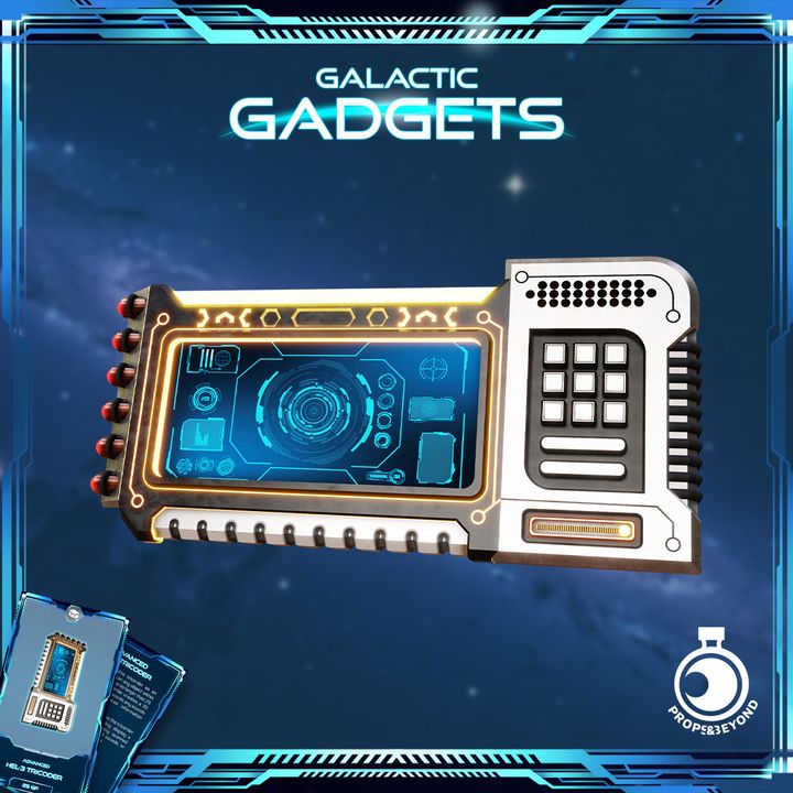 3D Printable Advanced Hel-3 Tricoder – Phone Case by Props&Beyond