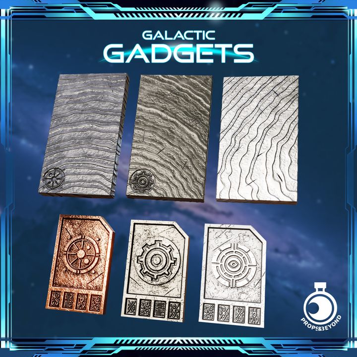 3D Printable Space Credits and Rewards by Props&Beyond