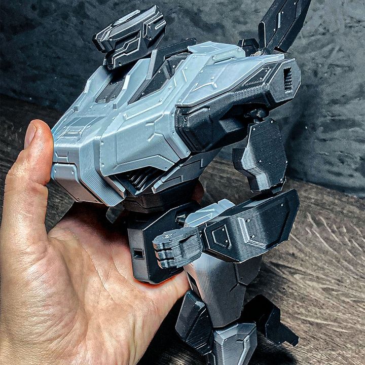 3D Printable VINDICATOR mech by Kmech