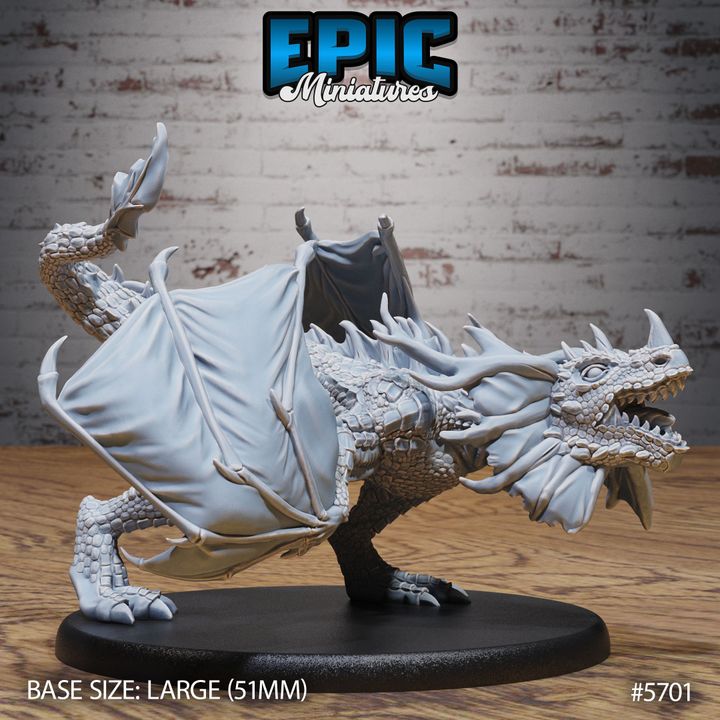 3D Printable Angry Wyvern Set / Dragon Serpent Hybrid / Mountain ...