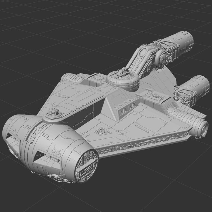 3D Printable Corellian Light Corvette (X-Wing Scale) by Slightly Used ...