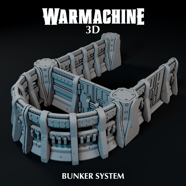 3D Printable WARMACHINE 3D Gravediggers Security Checkpoint Terrain Set ...