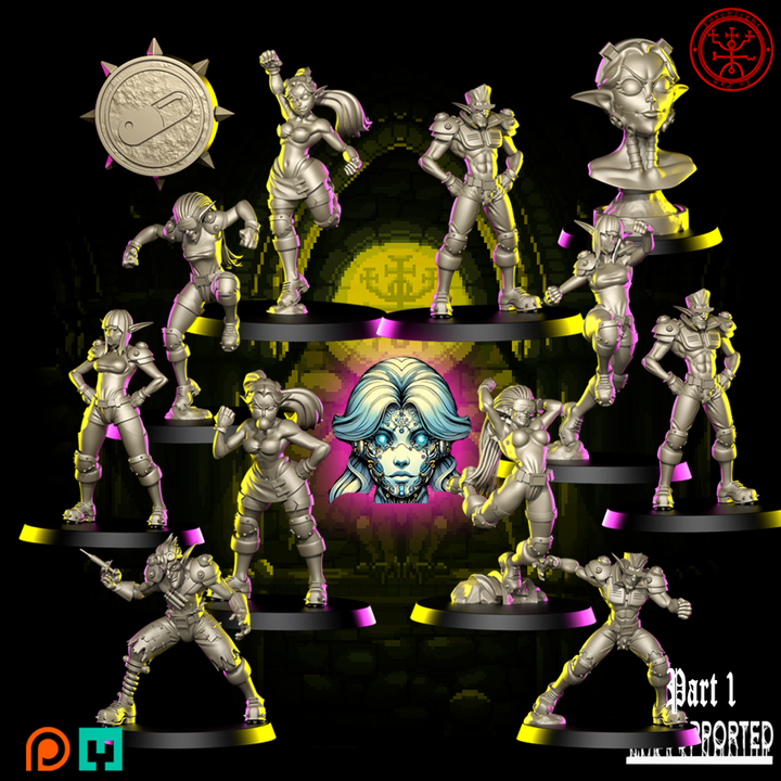 3D Printable TORCHLIGHT "THE ZONE RUNNERS PT.2" by Torchlight Models