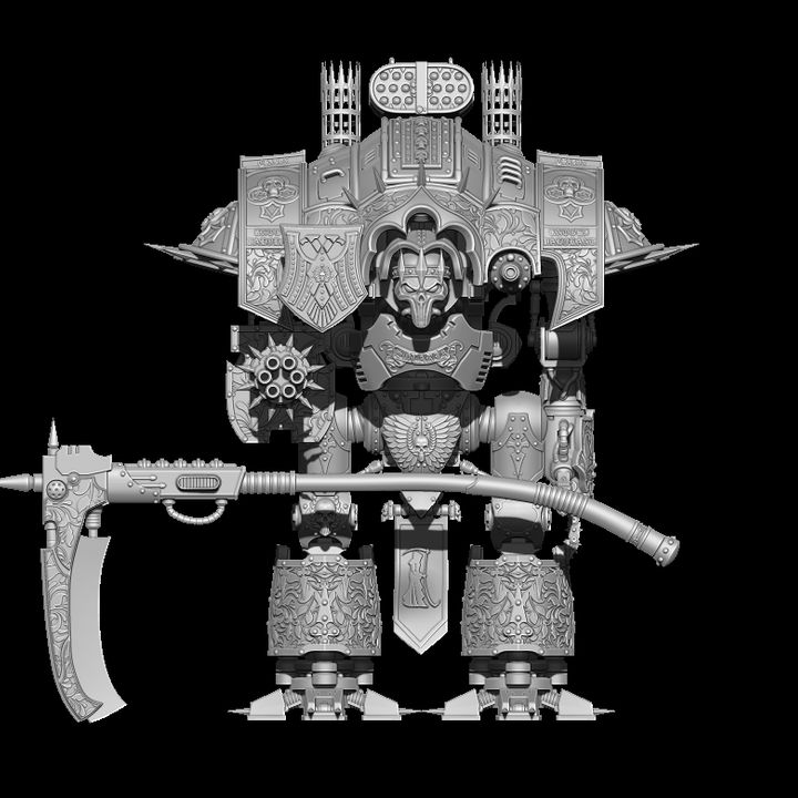 3D Printable Death Knight - Charon the Reaper V2 by Eretek-Miniatures