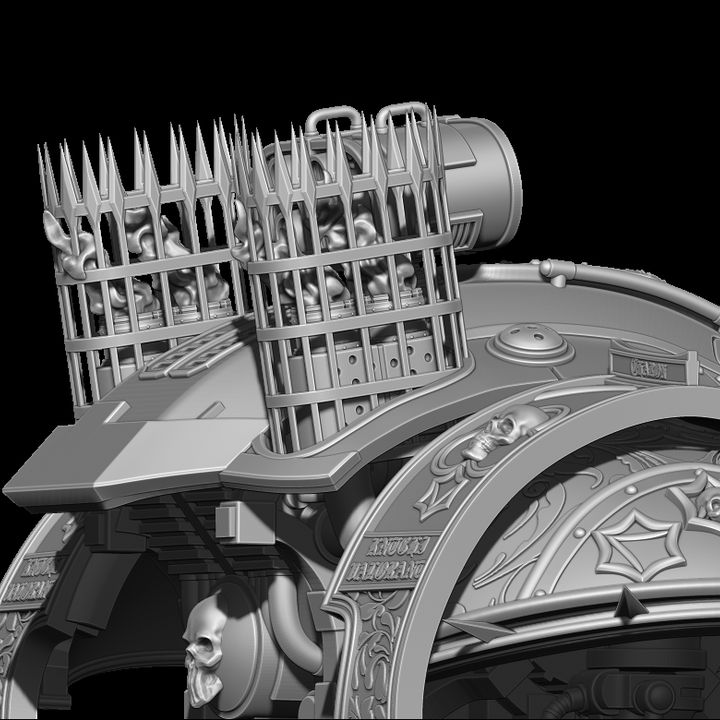 3D Printable Death Knight - Charon the Reaper V2 by Eretek-Miniatures