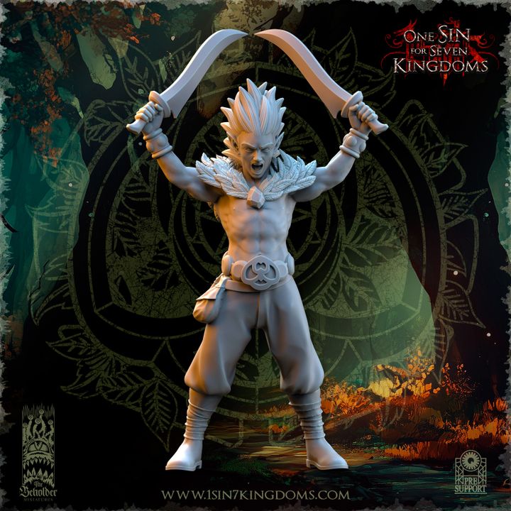 3D Printable Evergreen Elves Death Dancers Command Group by The ...