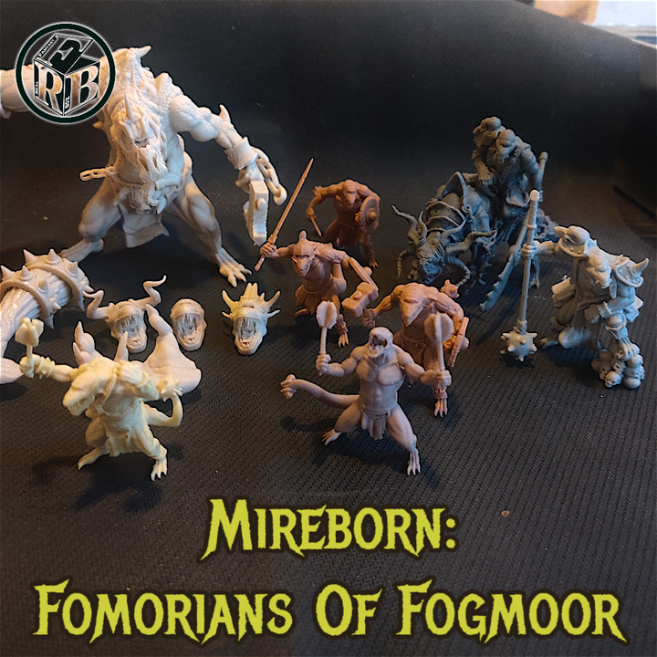 3D Printable Mireborn: Fomorians Of Fogmoor by Raul Font Blij