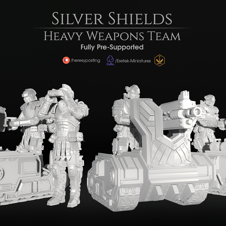 3D Printable Silver Shields Division - Heavy Auxilia Army Builder by ...