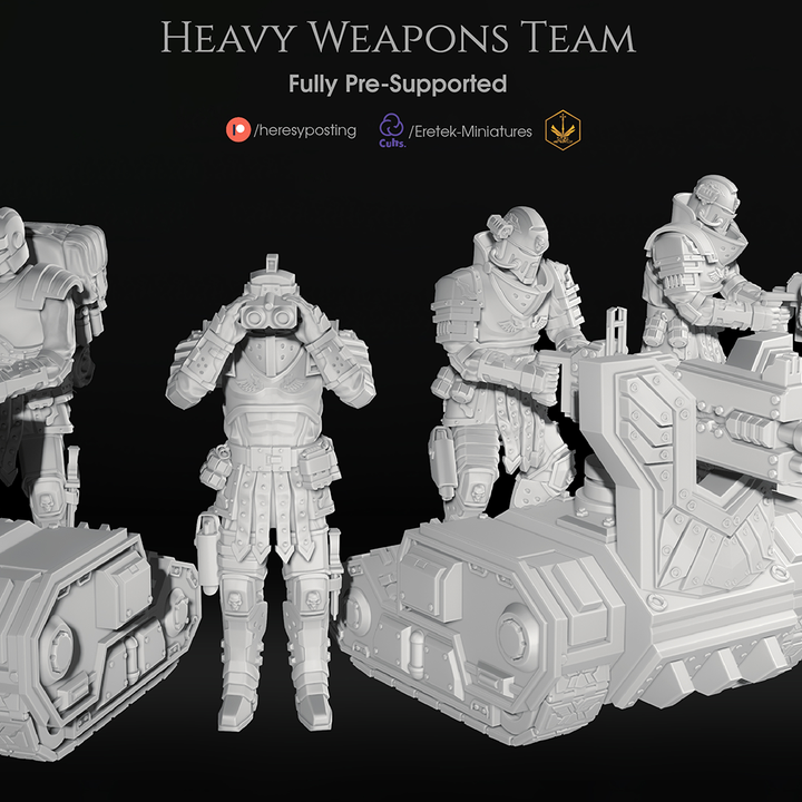 3D Printable Silver Shields Division - Heavy Auxilia Army Builder by ...