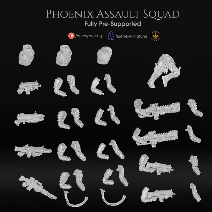 3D Printable Silver Shields Division - Heavy Auxilia Army Builder by ...