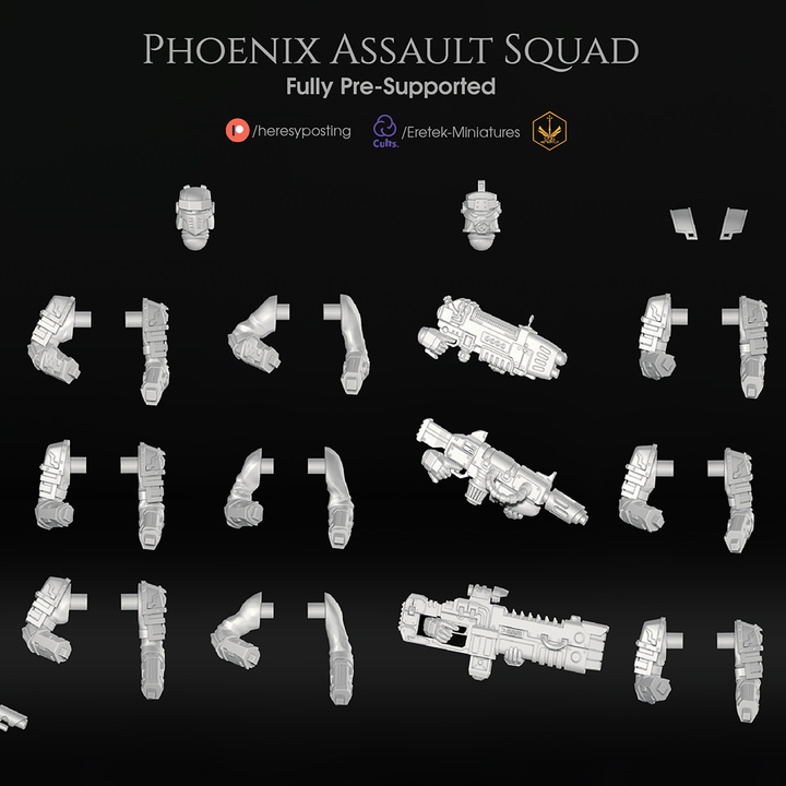 3D Printable Silver Shields Division - Heavy Auxilia Army Builder by ...