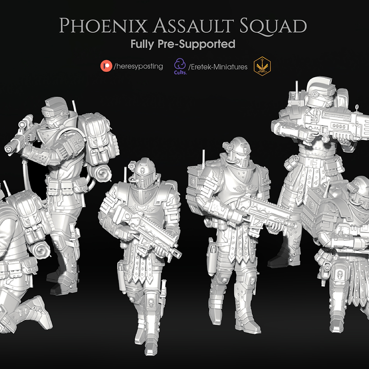 3D Printable Silver Shields Division - Heavy Auxilia Army Builder by ...